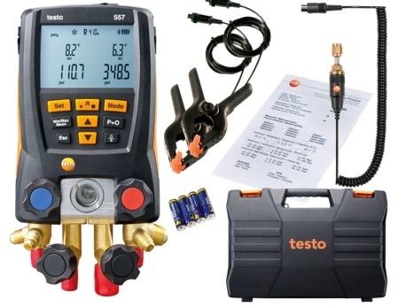 Testo 557 Set with Bluetooth & App (with sight glass)